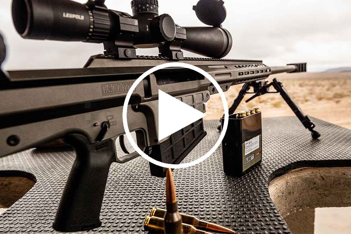 On The Range With The New Barrett MRADELR Rifle [Video] - Collector's ...